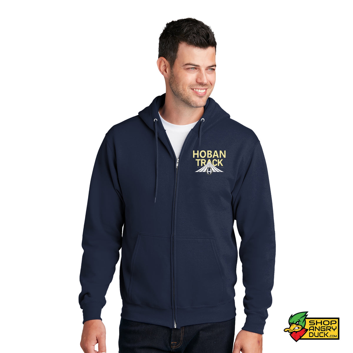 Hoban Track and Field Full Zip Hoodie – ShopAngryDuck.com