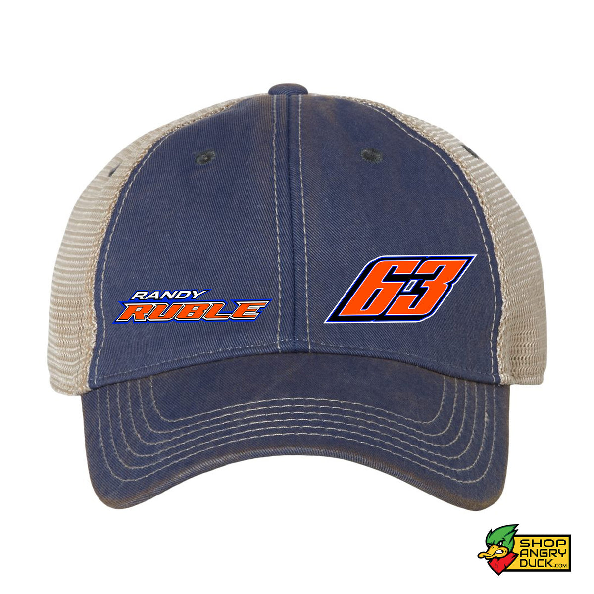 Randy Ruble - Racer #63 Trucker Hat – ShopAngryDuck.com