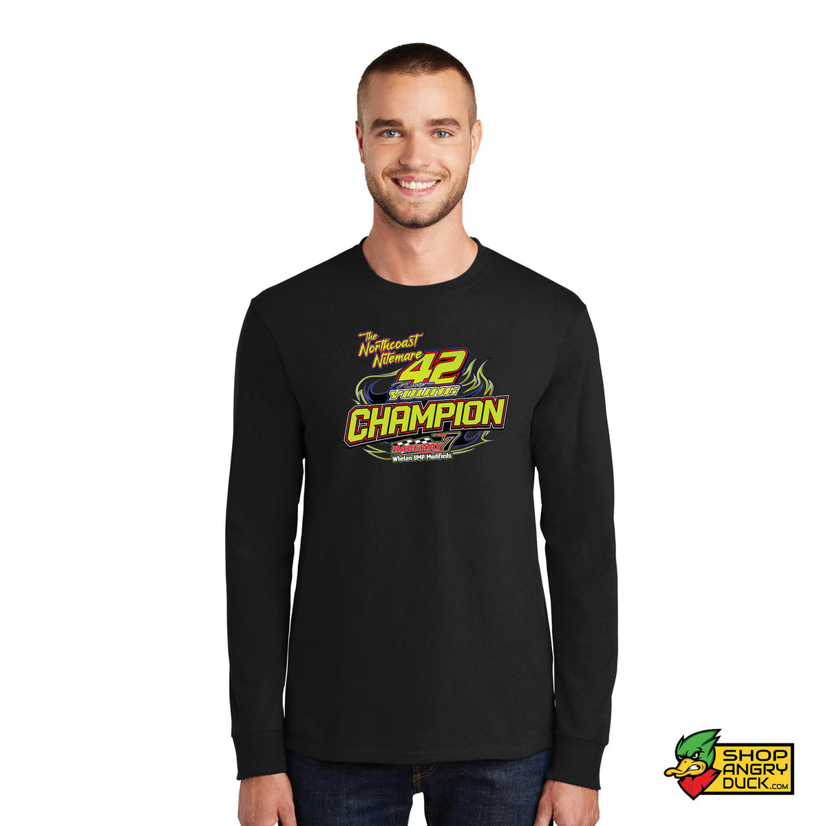 Nate Young Racing Championship Long Sleeve T-Shirt – ShopAngryDuck.com