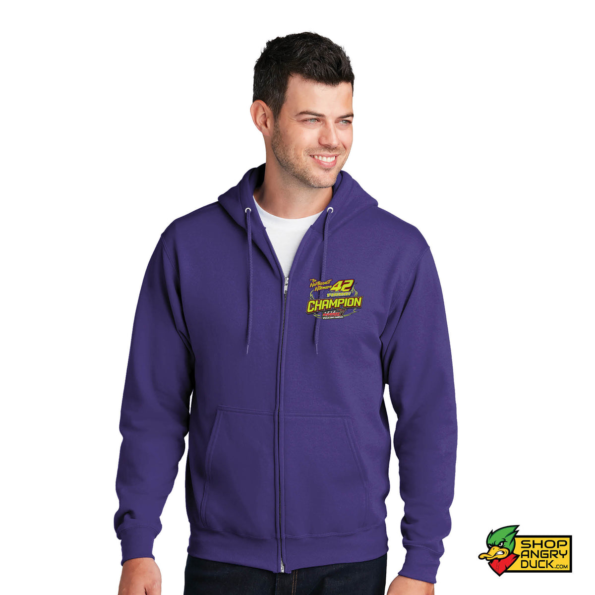 Nate Young Racing Championship Full Zip Hoodie – ShopAngryDuck.com