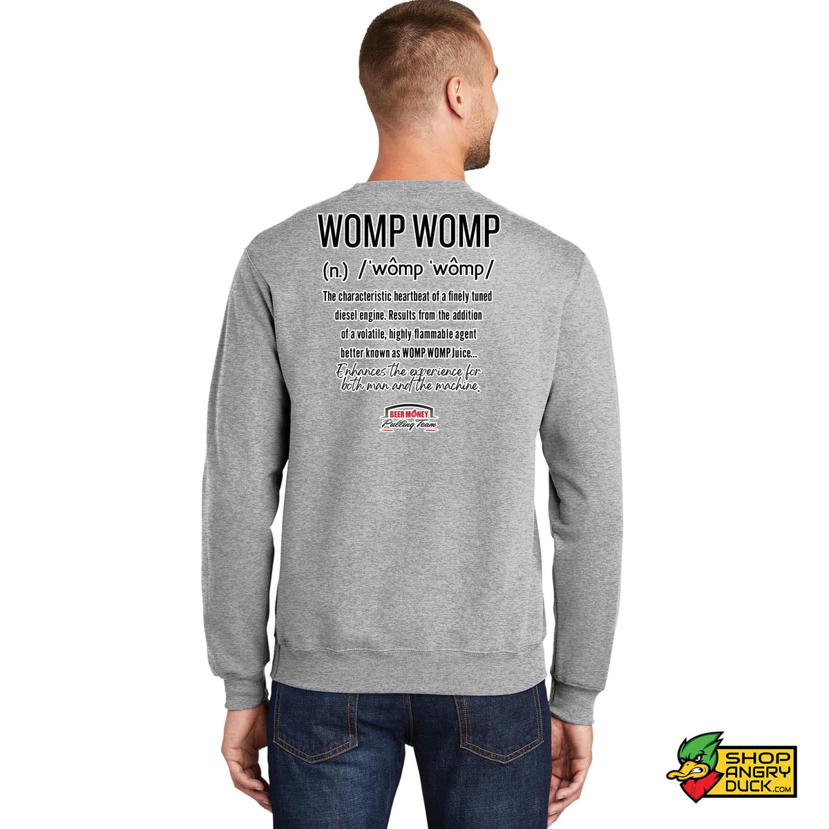 Beer Money Womp Womp Crewneck Sweatshirt – ShopAngryDuck.com