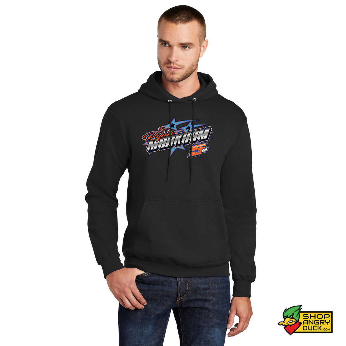 Ryan Markham 2022 Champion Illustrated Hoodie – ShopAngryDuck.com