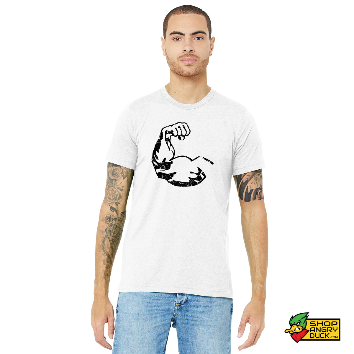 Sculpt Fitness Black ARM Logo T-shirt – ShopAngryDuck.com