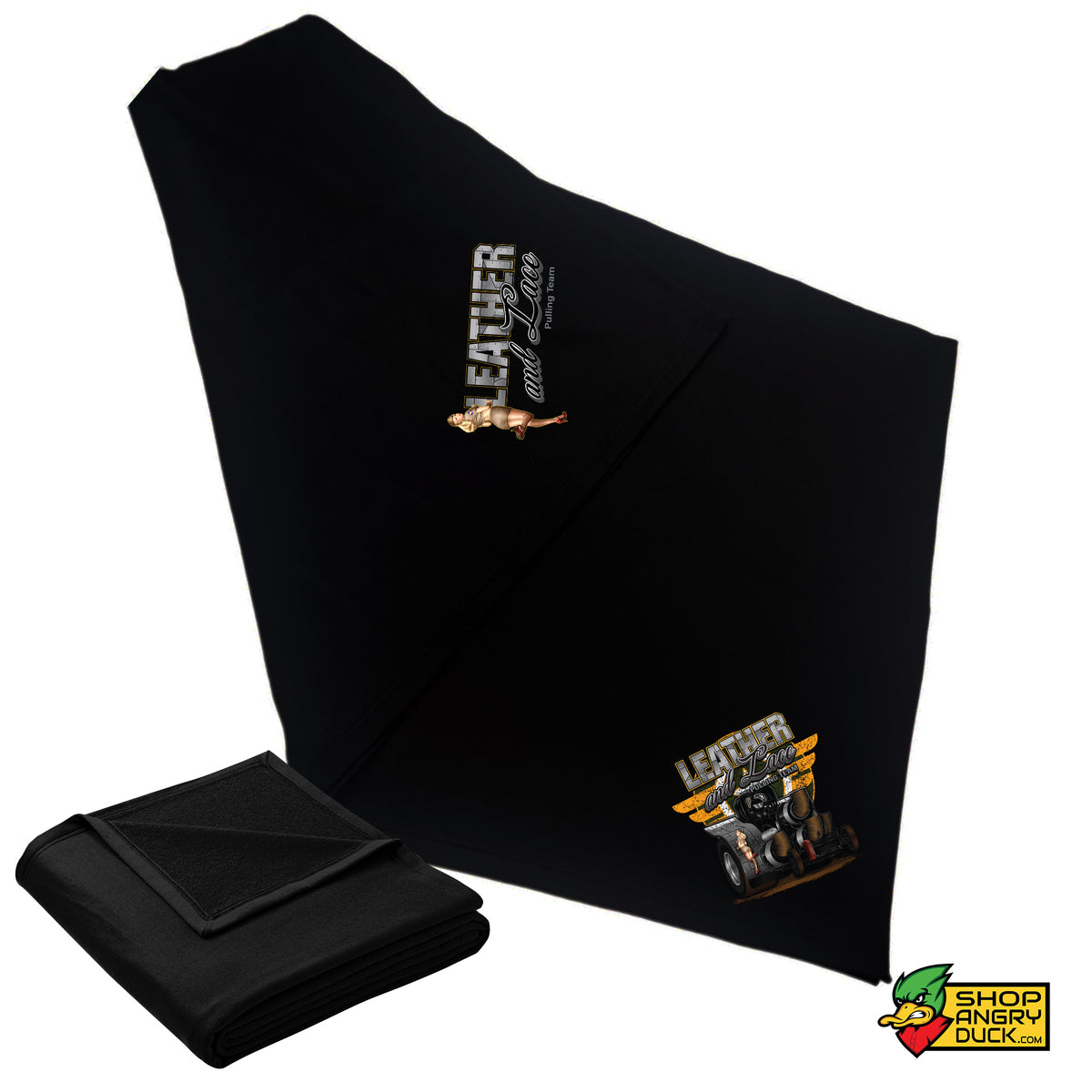 Leather and Lace Pulling Team Blanket – ShopAngryDuck.com