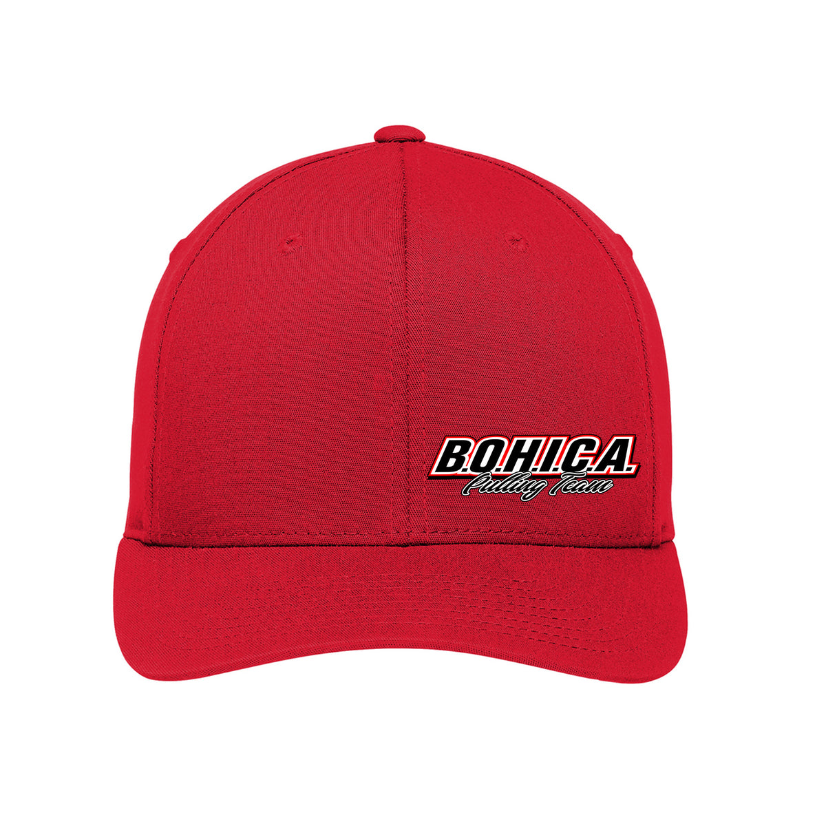 BOHICA Pulling Team Flexfit Flat Cap – ShopAngryDuck.com