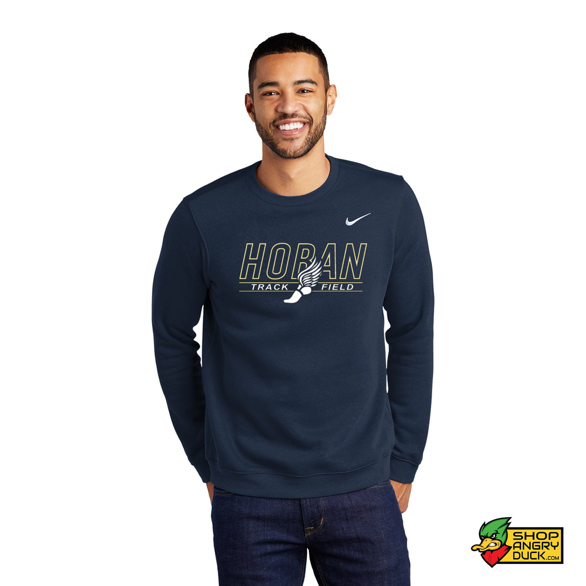 Hoban Track and Field Nike Crewneck Sweatshirt – ShopAngryDuck.com