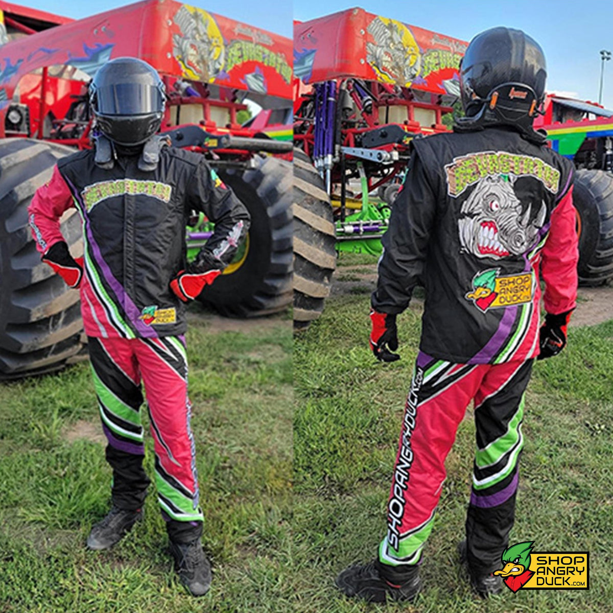 (TWO PIECE) Firesuit - Adult Custom DOUBLE LAYER Race Suit - SFI 3.2a ...