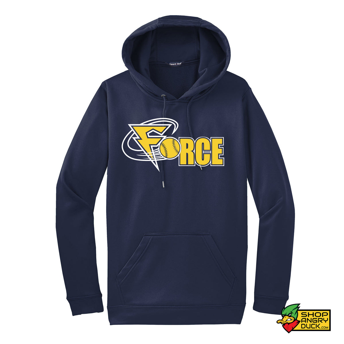 Force Full Logo Performance Hoodie – ShopAngryDuck.com