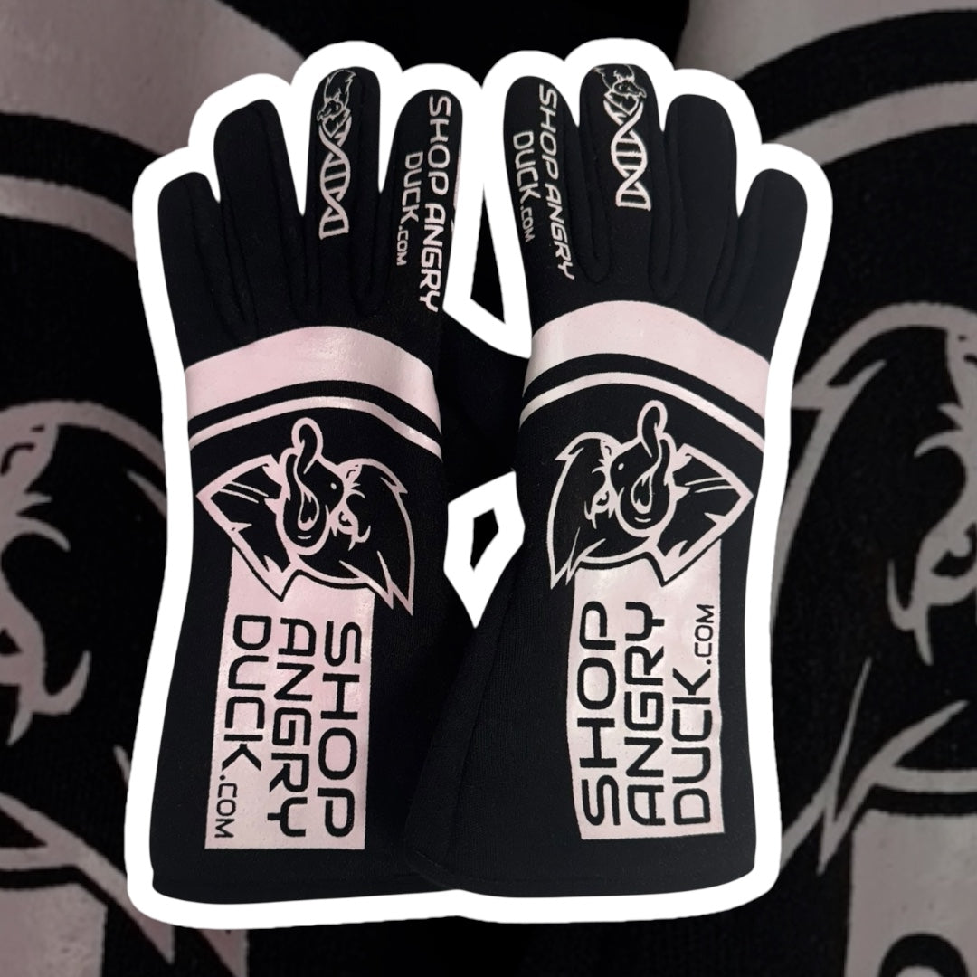 Custom ShopAngryDuck.Com DNA Racing Gloves — SFI 3.3A/20 ...