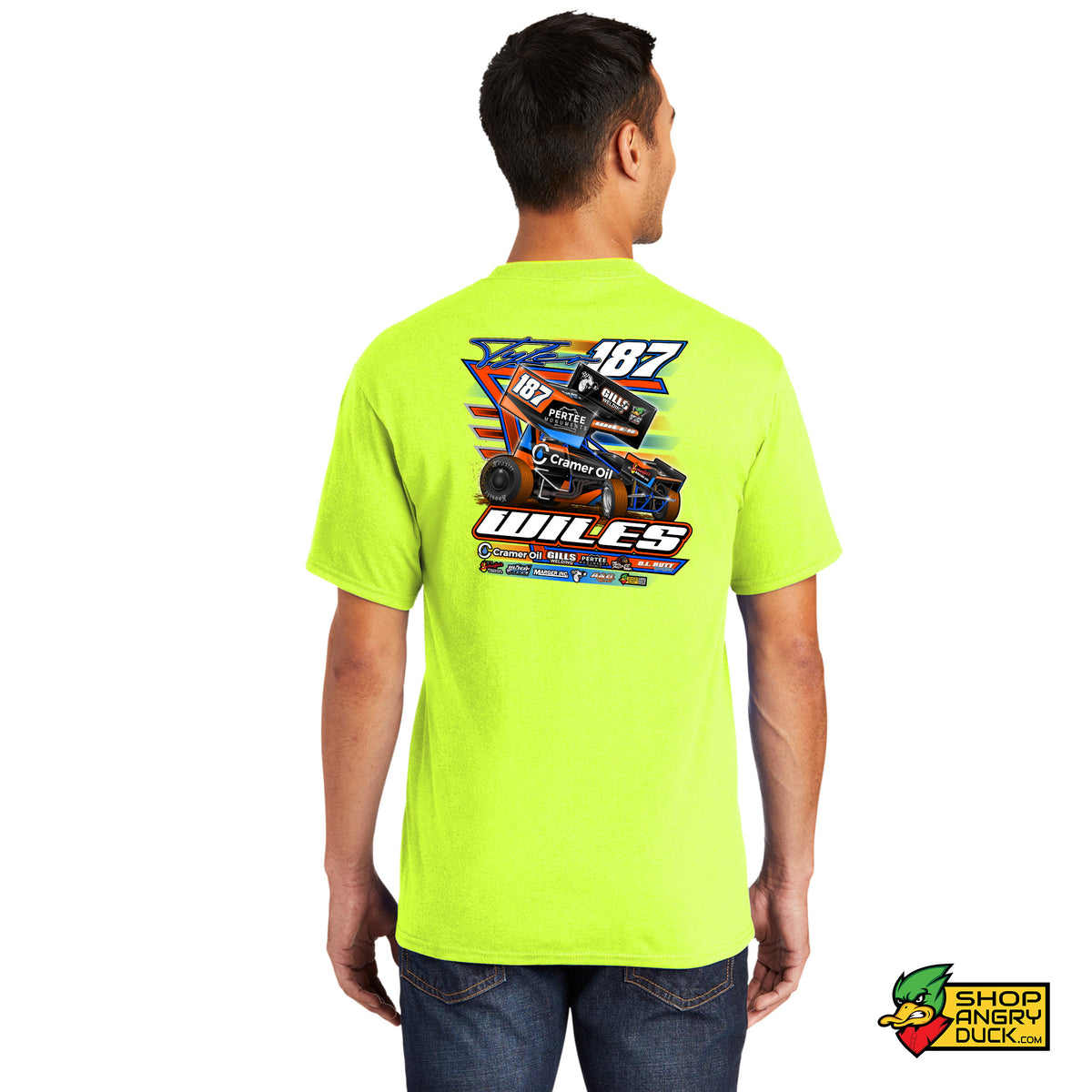 Tyler Wiles Racing T-Shirt – ShopAngryDuck.com