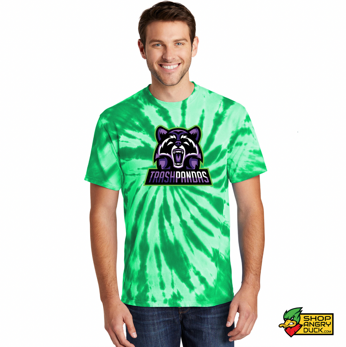 Trash Pandas Logo Tie-Dye T-shirt – ShopAngryDuck.com