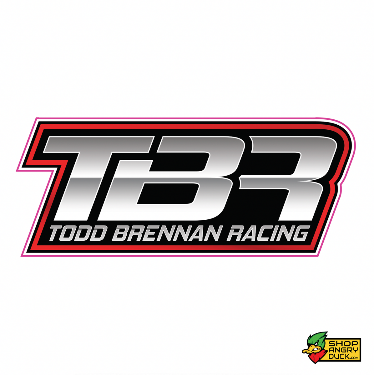 Todd Brennan TBR 6" Sticker – ShopAngryDuck.com