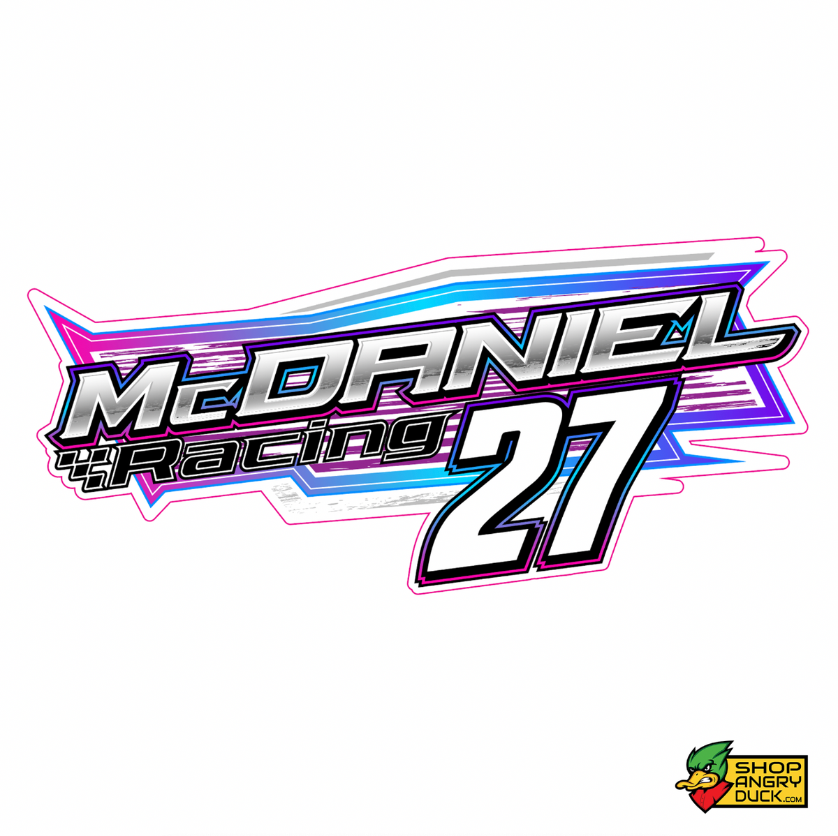 McDaniel Racing 6" Sticker – ShopAngryDuck.com