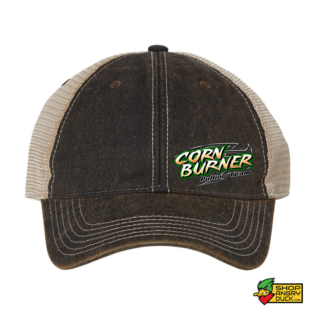 Corn Burner Pulling Team Trucker Hat – ShopAngryDuck.com