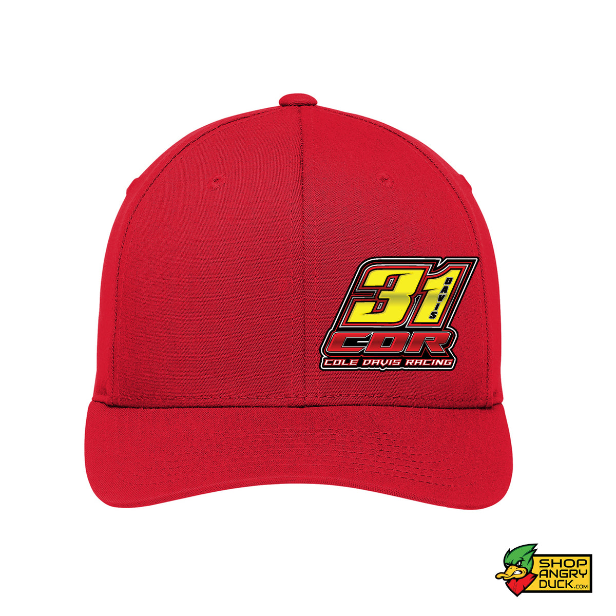 Cole Davis Racing Logo Fitted Hat – ShopAngryDuck.com