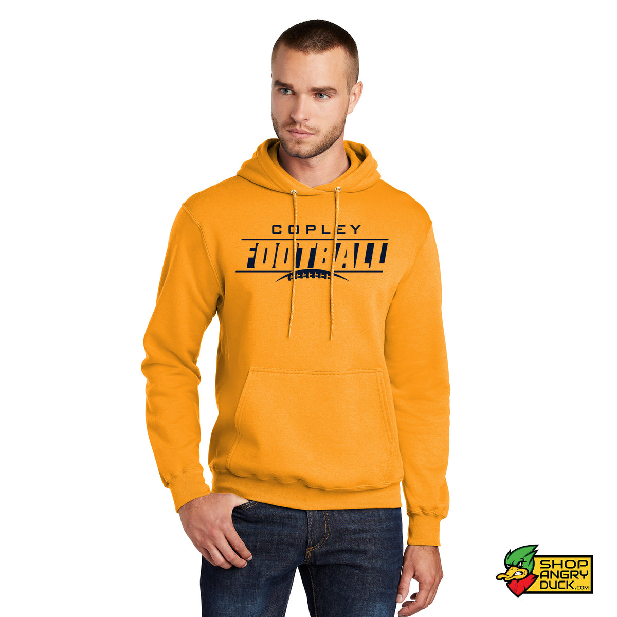 Copley Football Hoodie 2 – ShopAngryDuck.com