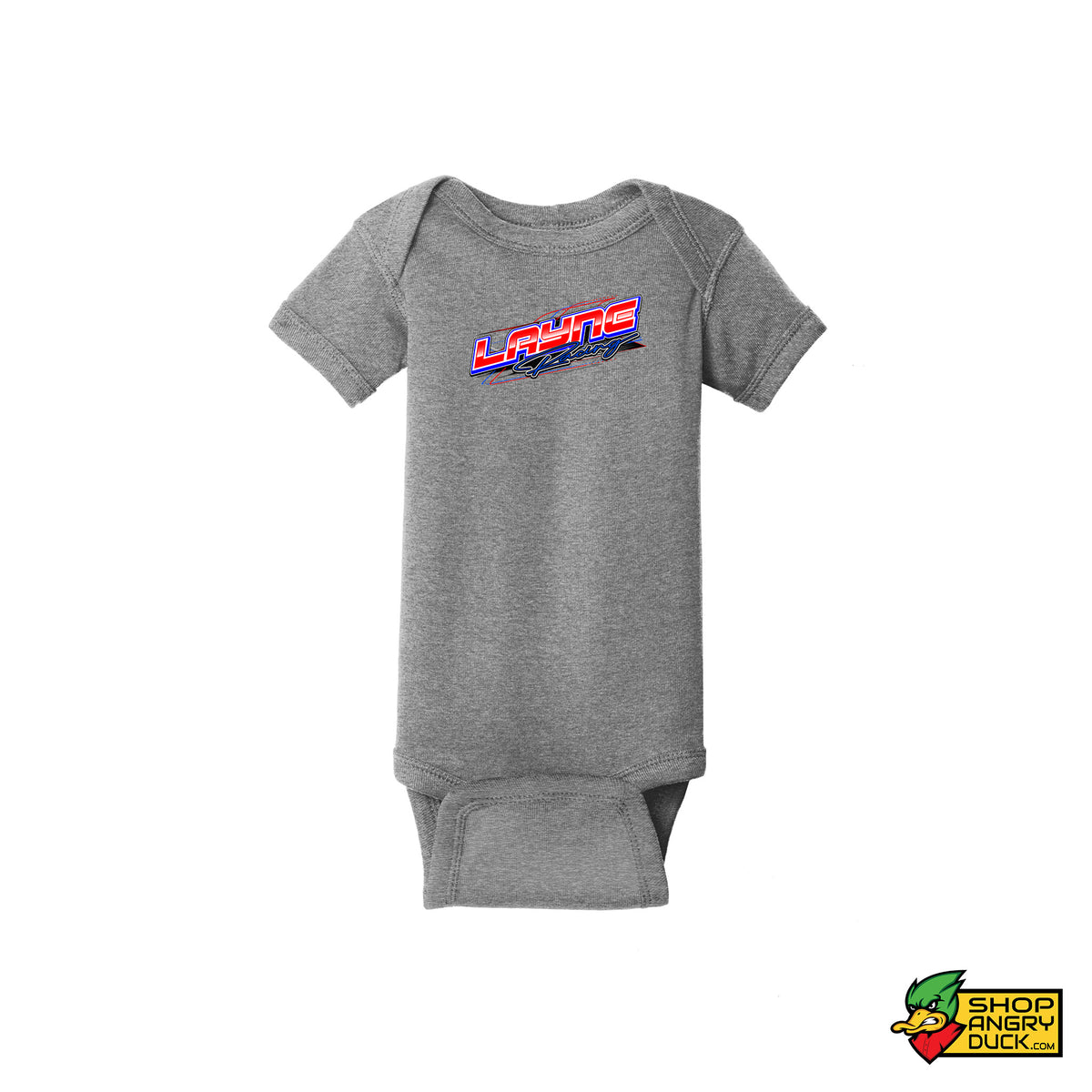 Layne Racing Illustrated Onsie – ShopAngryDuck.com