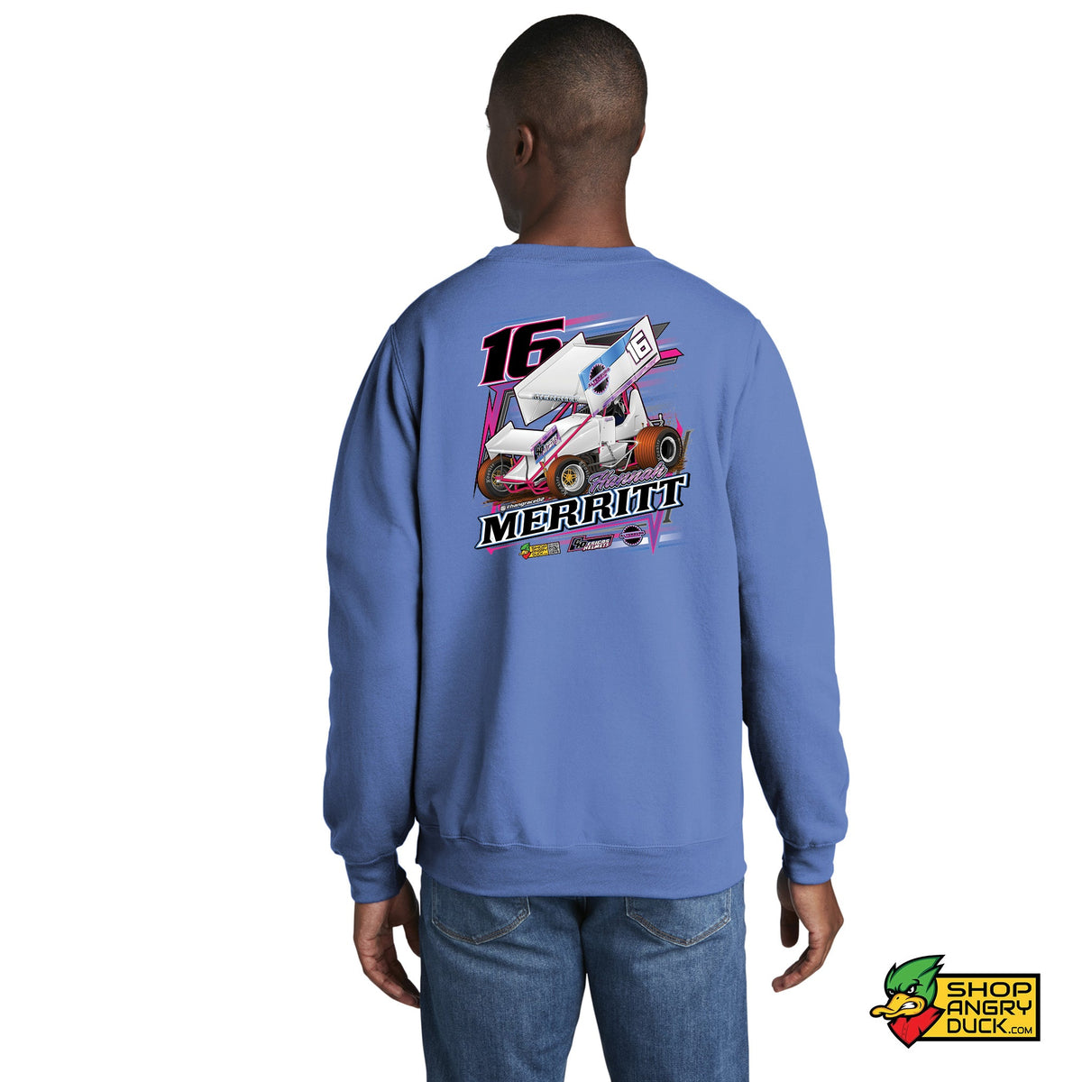 Hannah Merritt Racing Crewneck Sweatshirt – ShopAngryDuck.com