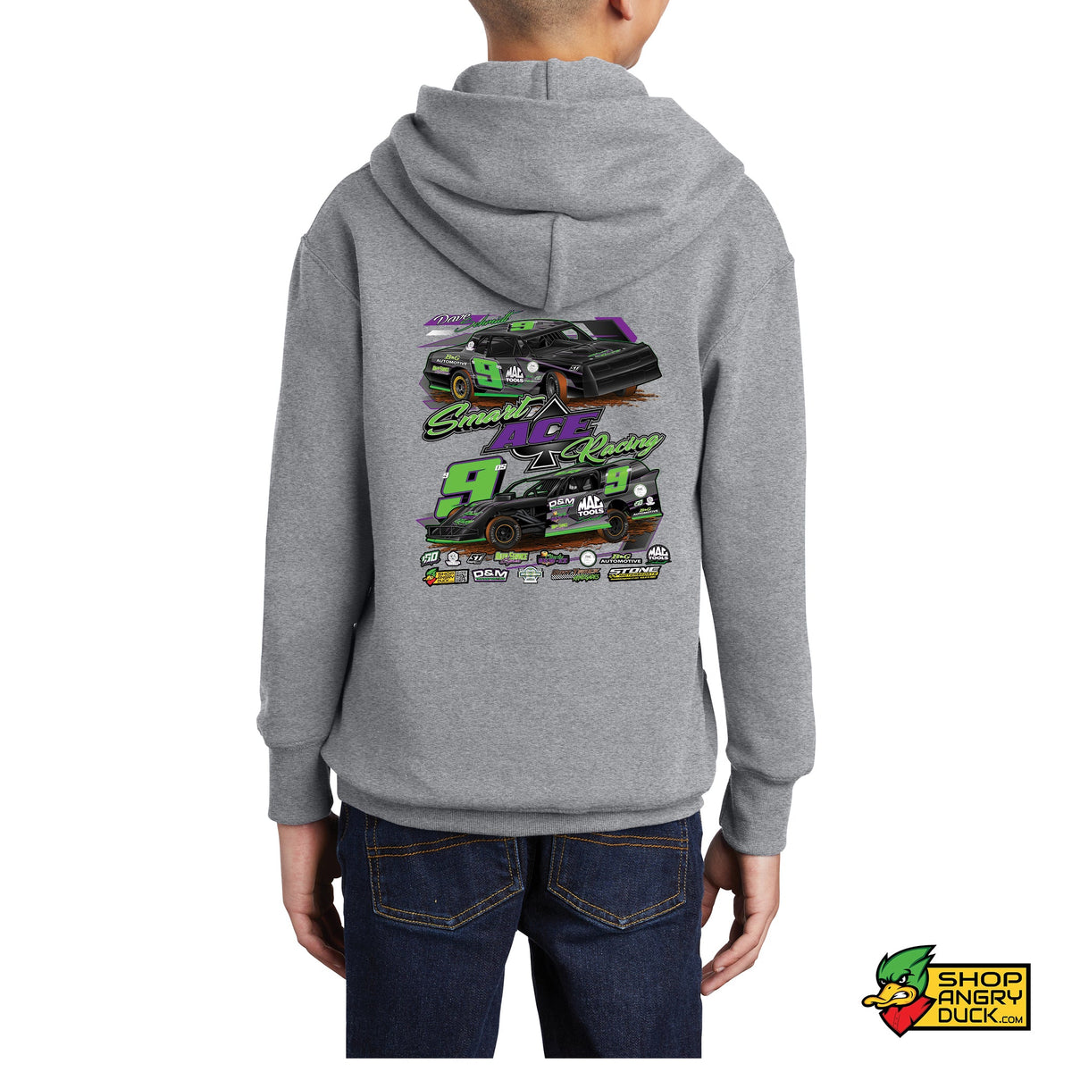 Dave Schmidt Racing Youth Hoodie – ShopAngryDuck.com