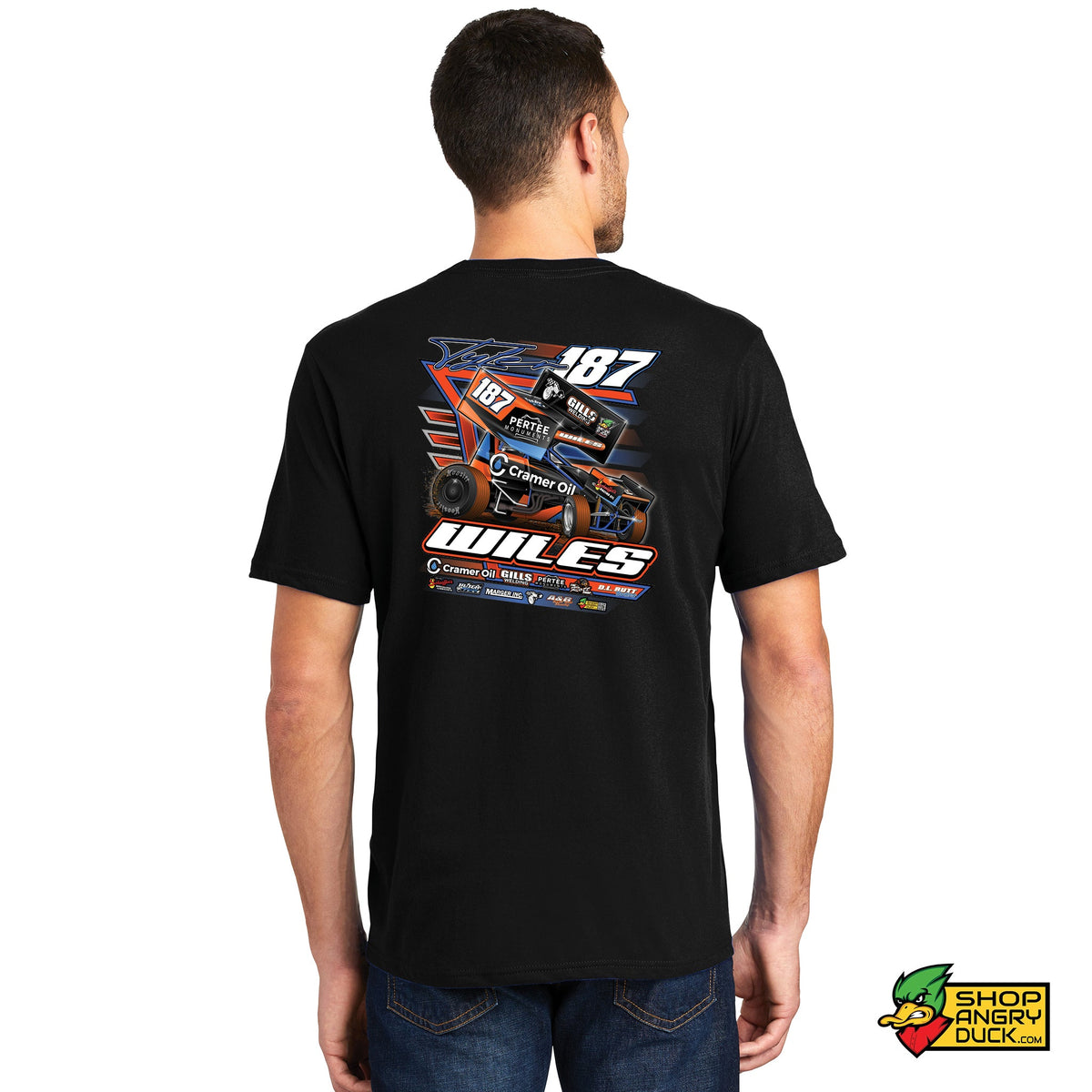Tyler Wiles Racing T-Shirt – ShopAngryDuck.com